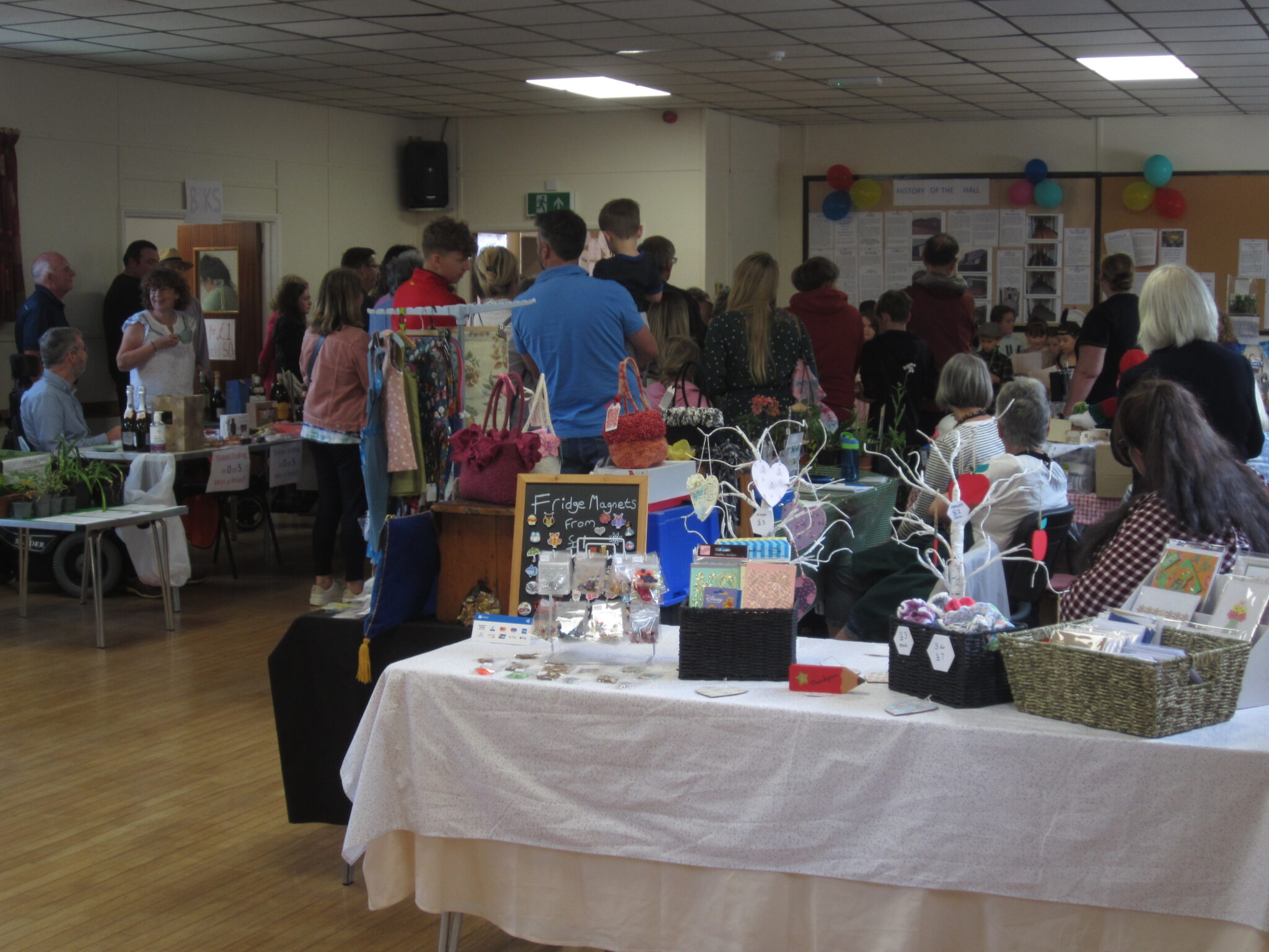 Running a craft fair/fundraiser at Pant hall